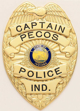 Eagle Topped Badge S-98: Badges Ex Cetera